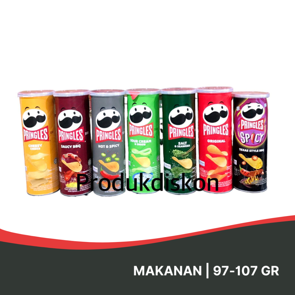 Jual PRINGLES Potato Chips Snack 97-102GR - Makanan | Shopee Indonesia