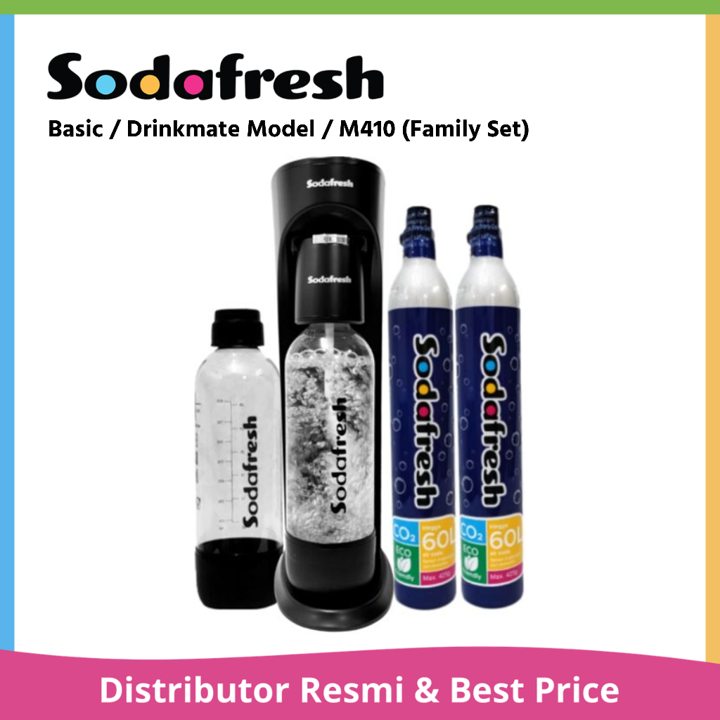 Jual Sodafresh Official - Sodafresh Basic Soda Maker - Family Set ...