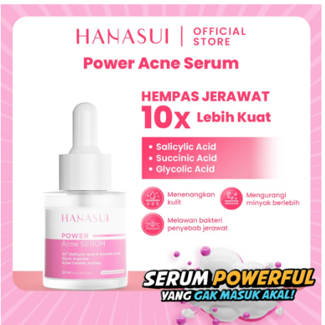 Jual HANASUI ANTI ACNE SERUM 20ML (PINK) | Shopee Indonesia