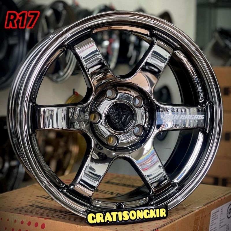 Jual velg racing mobil ring 17 VOLKRAYS TE37 velg mobil r17 velg Innova Reborn Venturer Zenix ...