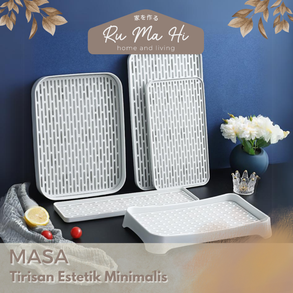 Jual RUMAHI -MASA Wadah Tirisan Sendok Garpu Estetis Drier Pengering ...