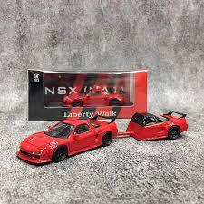Jual Star Model Honda NSX RED LBWK with Half Body Trailer | Shopee ...
