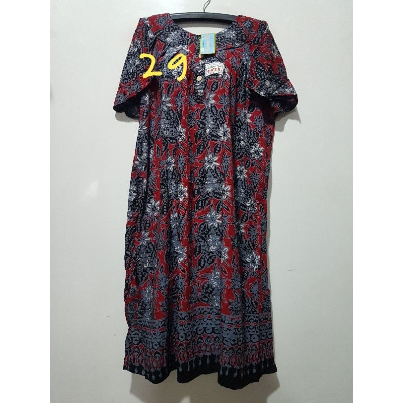 Jual YULI - DASTER KENCANA UNGU CETAK 46 JUMBO LD 140 PB 110 CM BATIK ...
