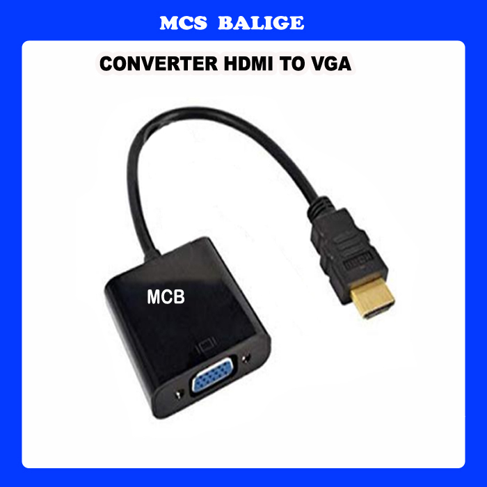 Jual Kabel Converter HDMI Male TO VGA Female // Konektor // Mitra ...
