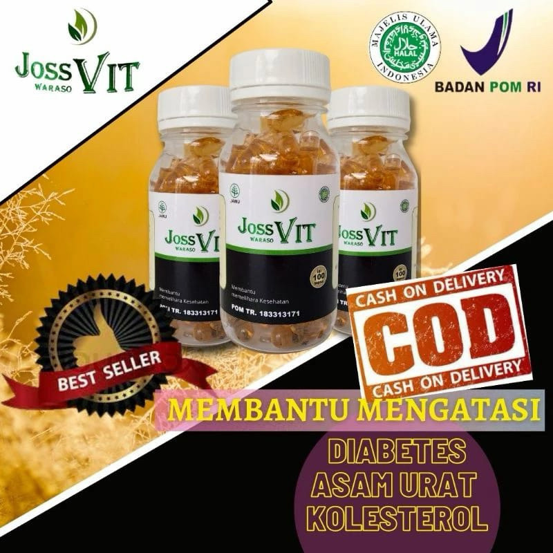 Jual JOSS VIT - Obat Herbal Habatusauda Extra Propolis Atasi Asam Urat ...