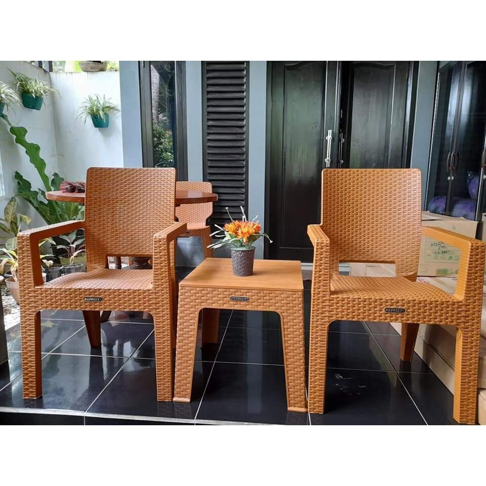 Jual SATU SET MEJA NAPOLLY DAN KURSI NAPOLLY / SATU SET KURSI TERAS ...
