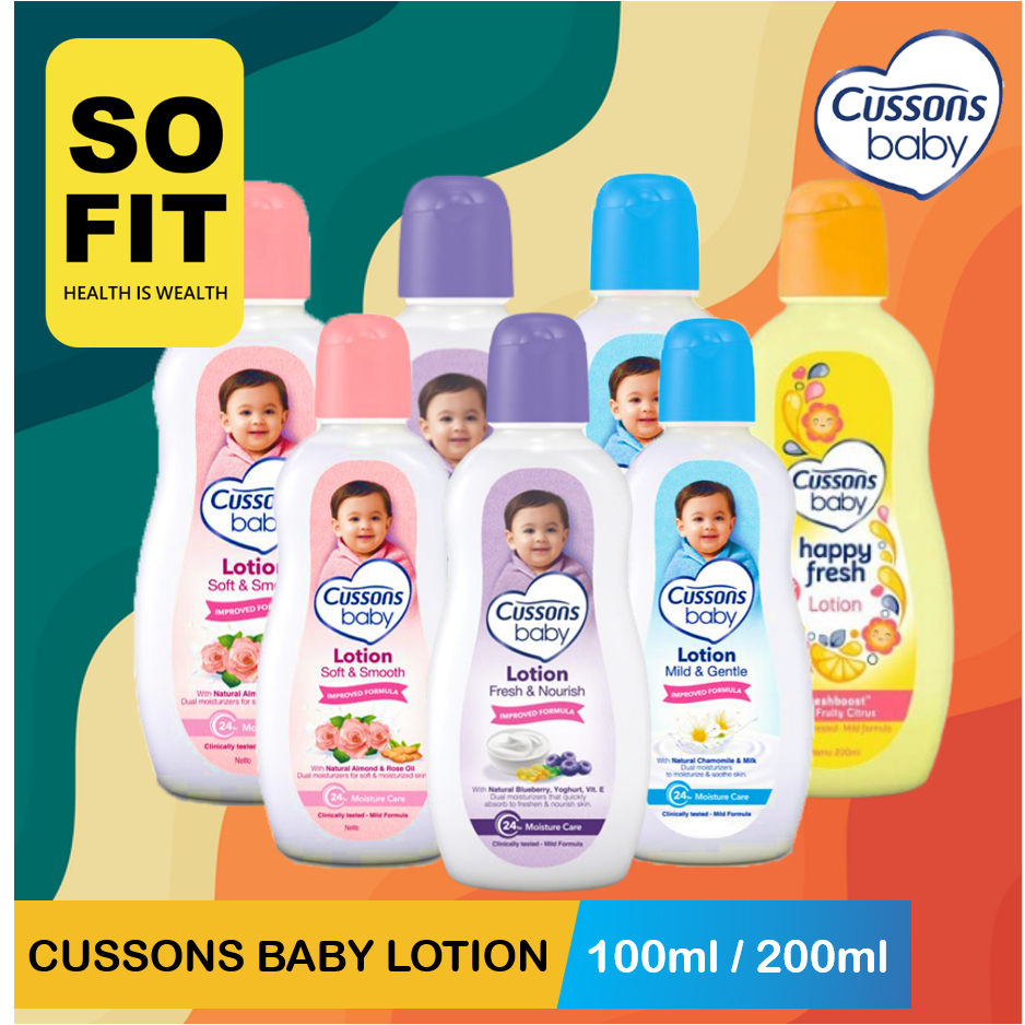 Jual Cussons Baby Body Lotion 200ml & 100ml | Cusson Baby Lotion ...
