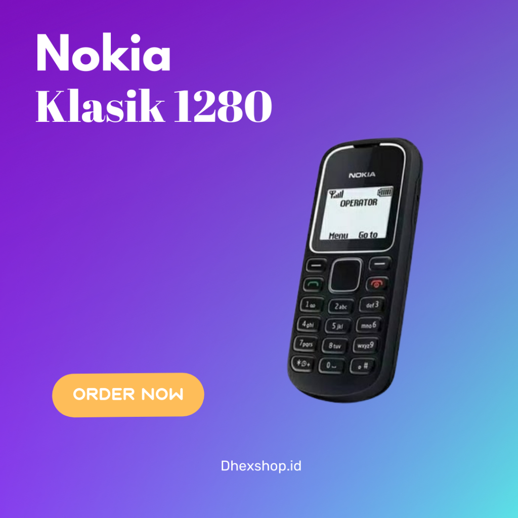Jual [ORIGINAL] NOKIA-1280 HANDPHONE JADUL BATRAI AWET BERGARANSI 1 TAHUN BISA INSTAN | Shopee ...