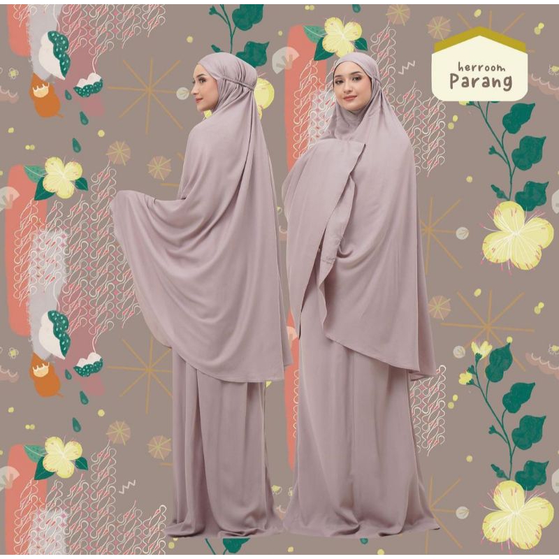 Jual Mukena Herroom Plain Coco ♡ PARANG dan TARTAN | Shopee Indonesia