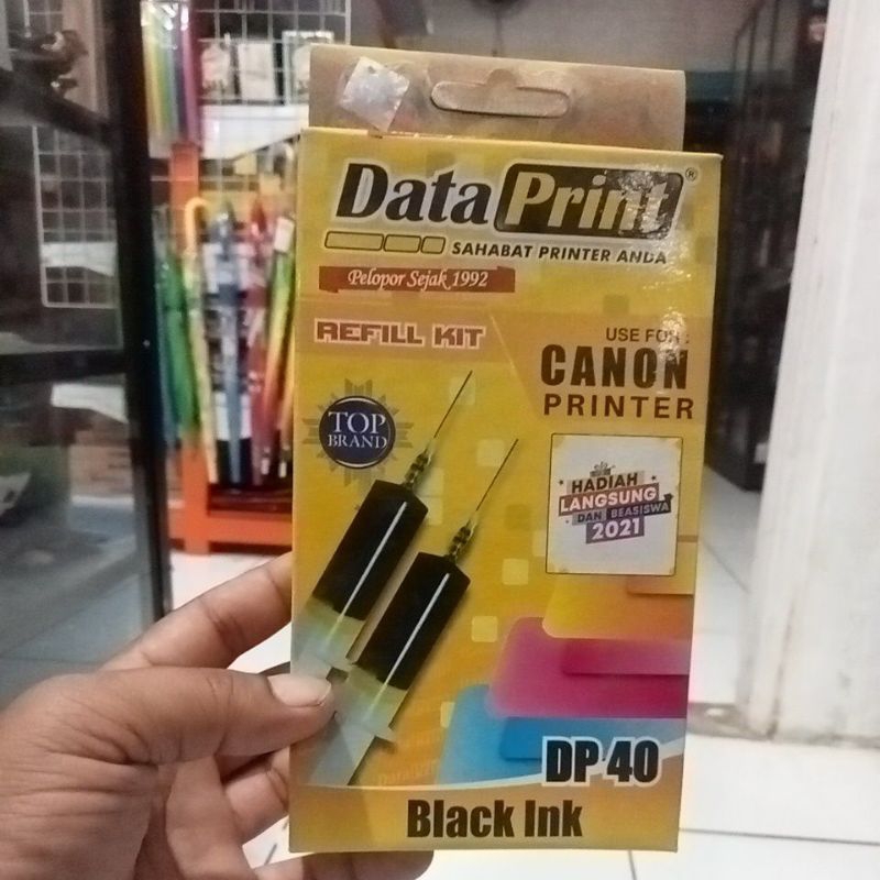 Jual Data print refill kit print canon dp 40 hitam/black | Shopee Indonesia