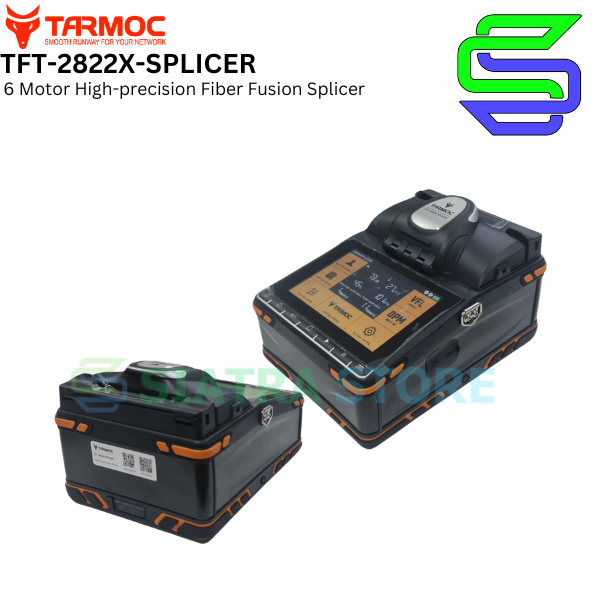 Jual Tarmoc TFT-2822X-SPLICER | 6 Motor Fiber Optic Fusion Splicer Alat ...