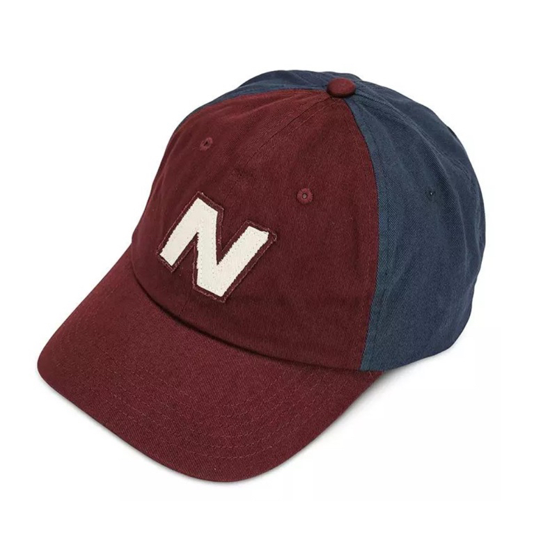 Jual Topi NB Color Blocked Block N Panel Classic Cap Burgundy Original ...