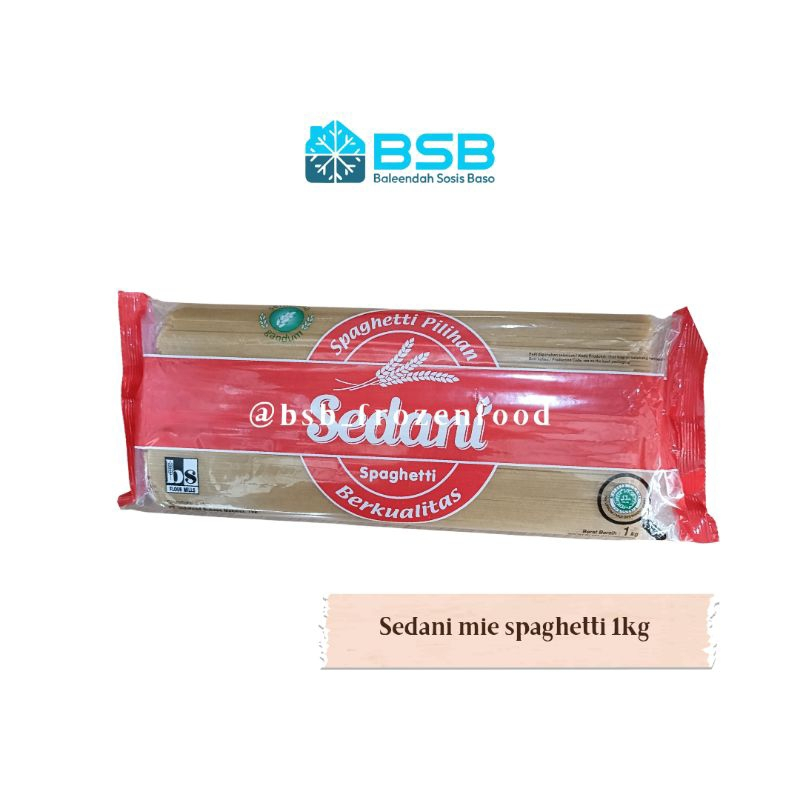 Jual Sedani Mie Spaghetti Pasta Spaghetti 1 kg | Shopee Indonesia