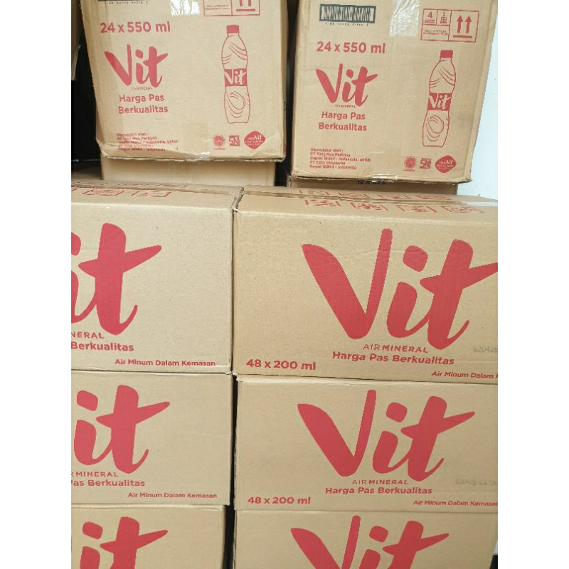 Jual VIT Cup 200 Ml per kardus isi 48 Gelas | Shopee Indonesia