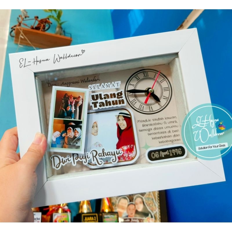Jual Pop Up frame Ultah Pakai Jam | Shopee Indonesia