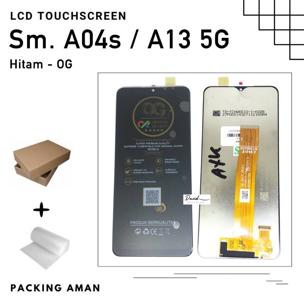 Jual LCD TOUCHSCREEN SAMSUNG A04S / A13 5G A047 A047F / A136 A136B FULLSET | Shopee Indonesia