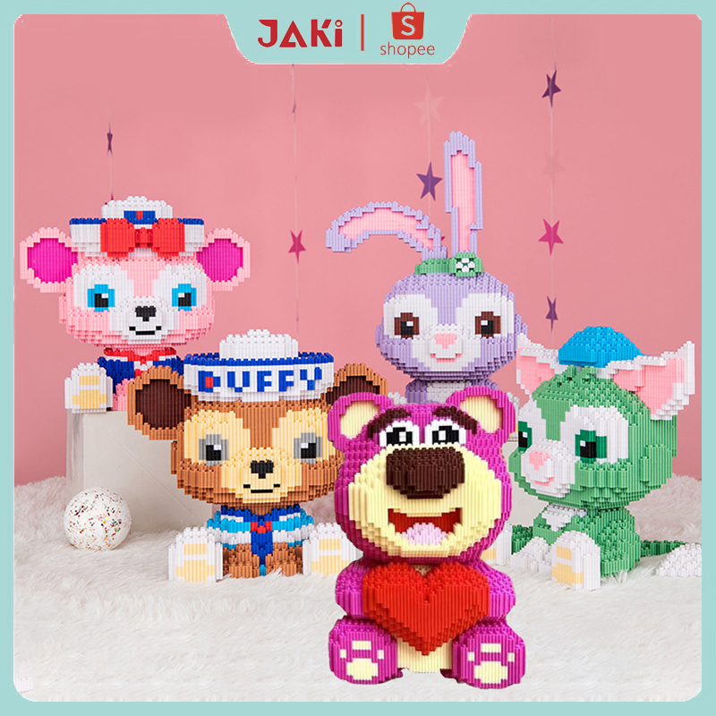 Jual JAKI Nano Blocks Gelatoni 3D Model BIG Kuromi \Beruang Stroberi ...