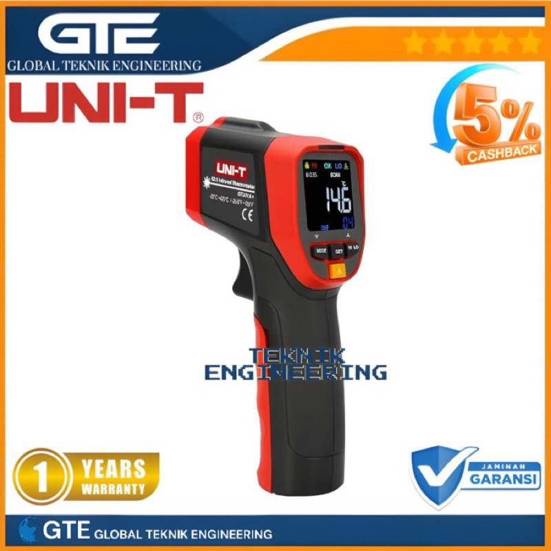 Jual UT301D+ Infrared Thermometer UNI-T Termometer UNIT Termogun UT-301D+ | Shopee Indonesia