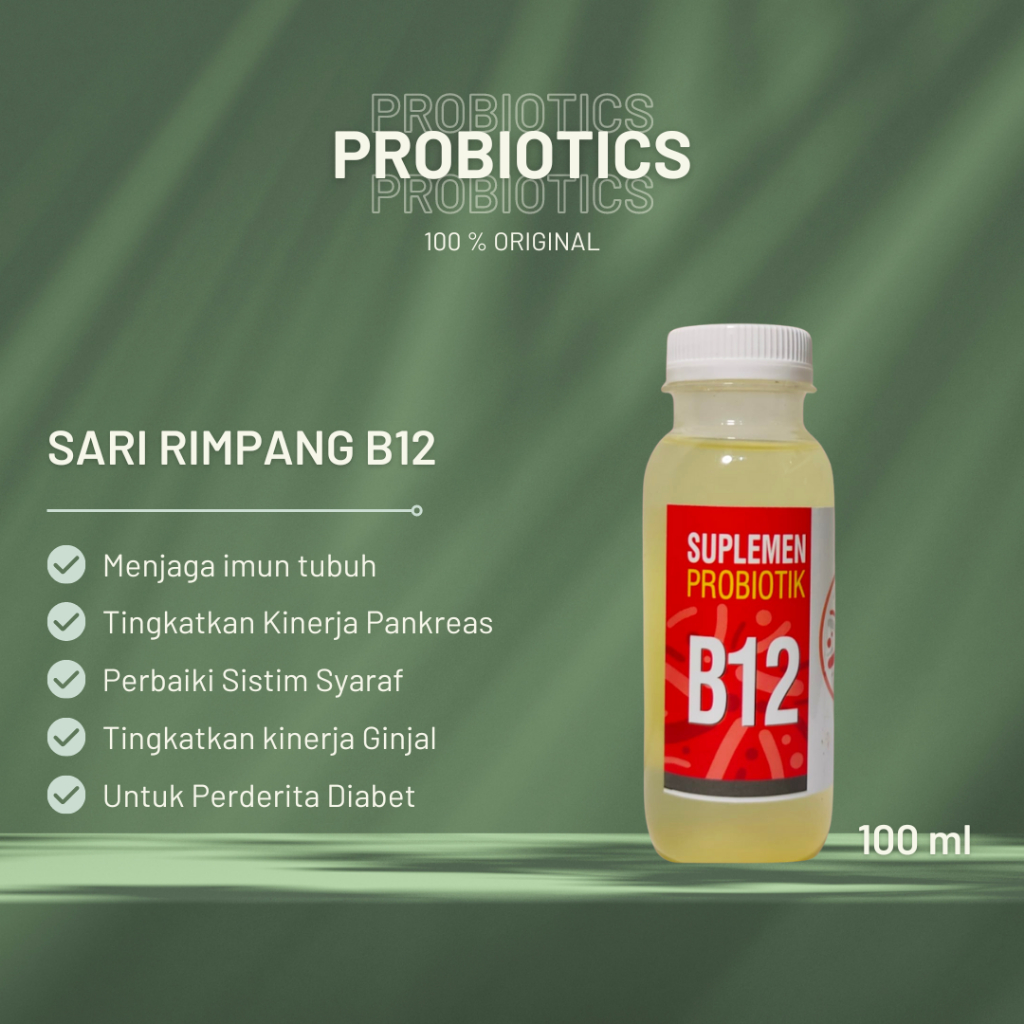 Jual Suplemen Probiotik B12 Prof Sukardi Regenerasi Sel Meningkatkan ...
