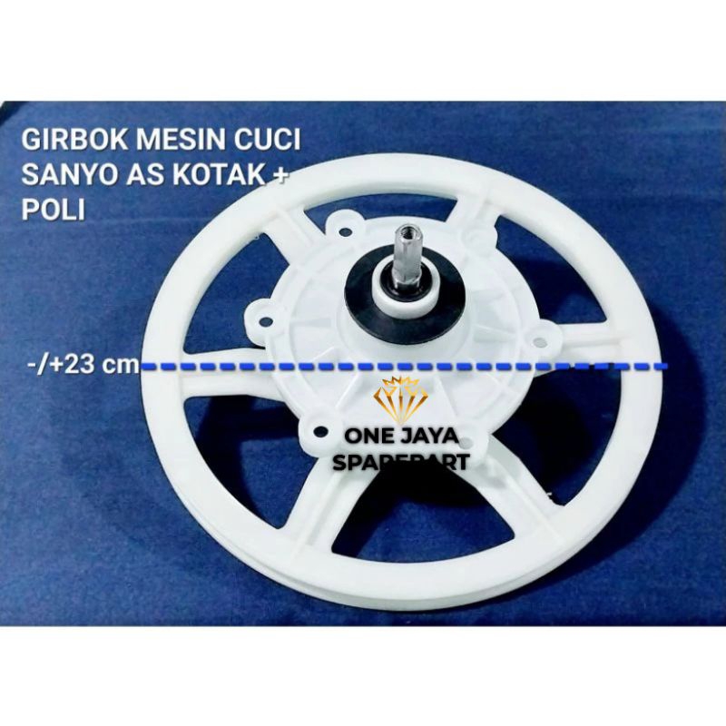 Jual [BAYAR DI TEMPAT]Gearbox Mesin Cuci Sanyo Aqua 2 Tabung | Shopee ...