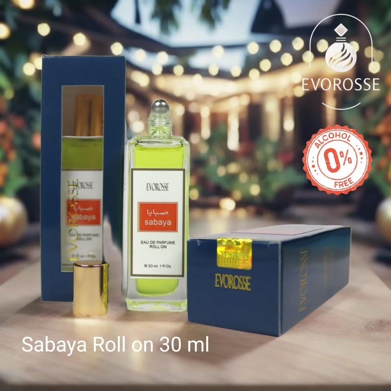 Jual parfum roll on 30ml Evorosse 100% non Al kohol aroma sabaya | Shopee Indonesia