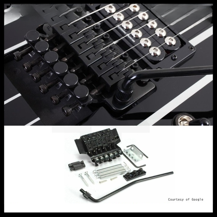 Jual Tremolo Updown Floyd Rose Licensed Black | Shopee Indonesia