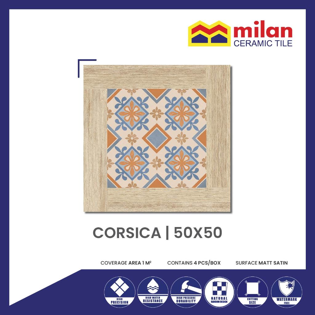 Jual MilanTiles - MILAN Corsica 50x50 Keramik Lantai Motif Dekoratif 1 ...