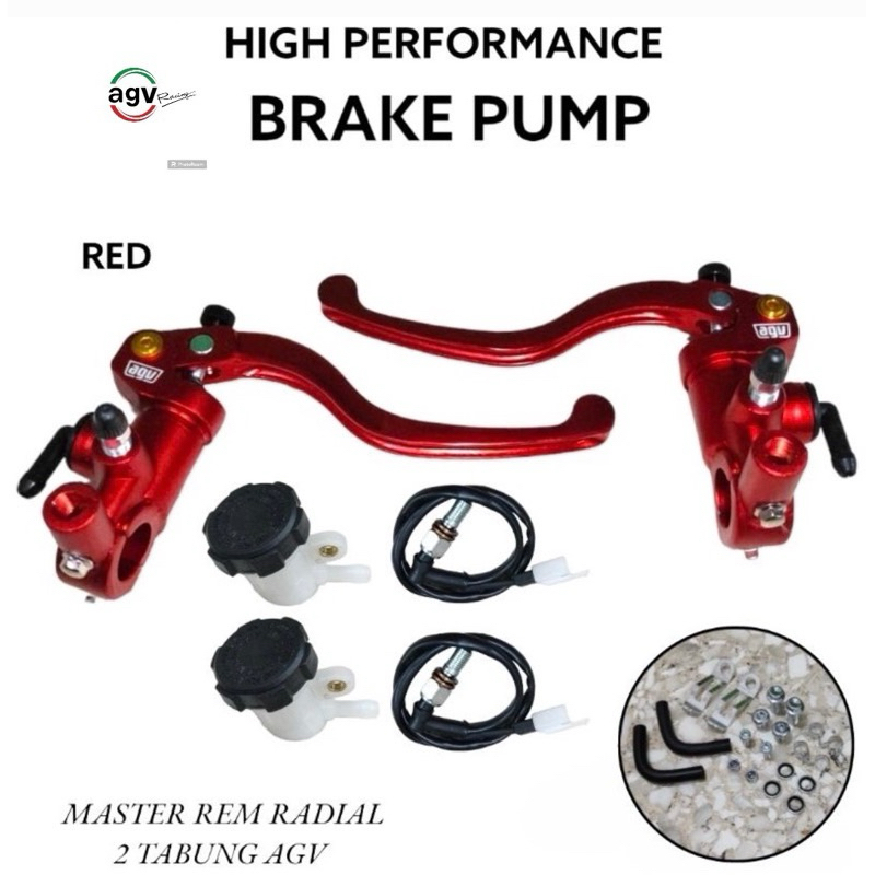 Jual MASTER REM RADIAL FULL CNC SET AGV MODEL KRS MODEL RADIAL S1 MOTOR ...