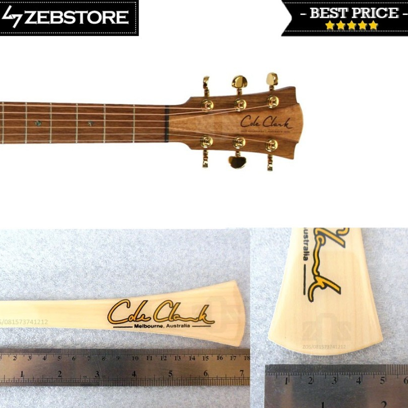 Jual Decal Stiker Sticker Headstock Gitar Akustik Cole Clark Maple ...