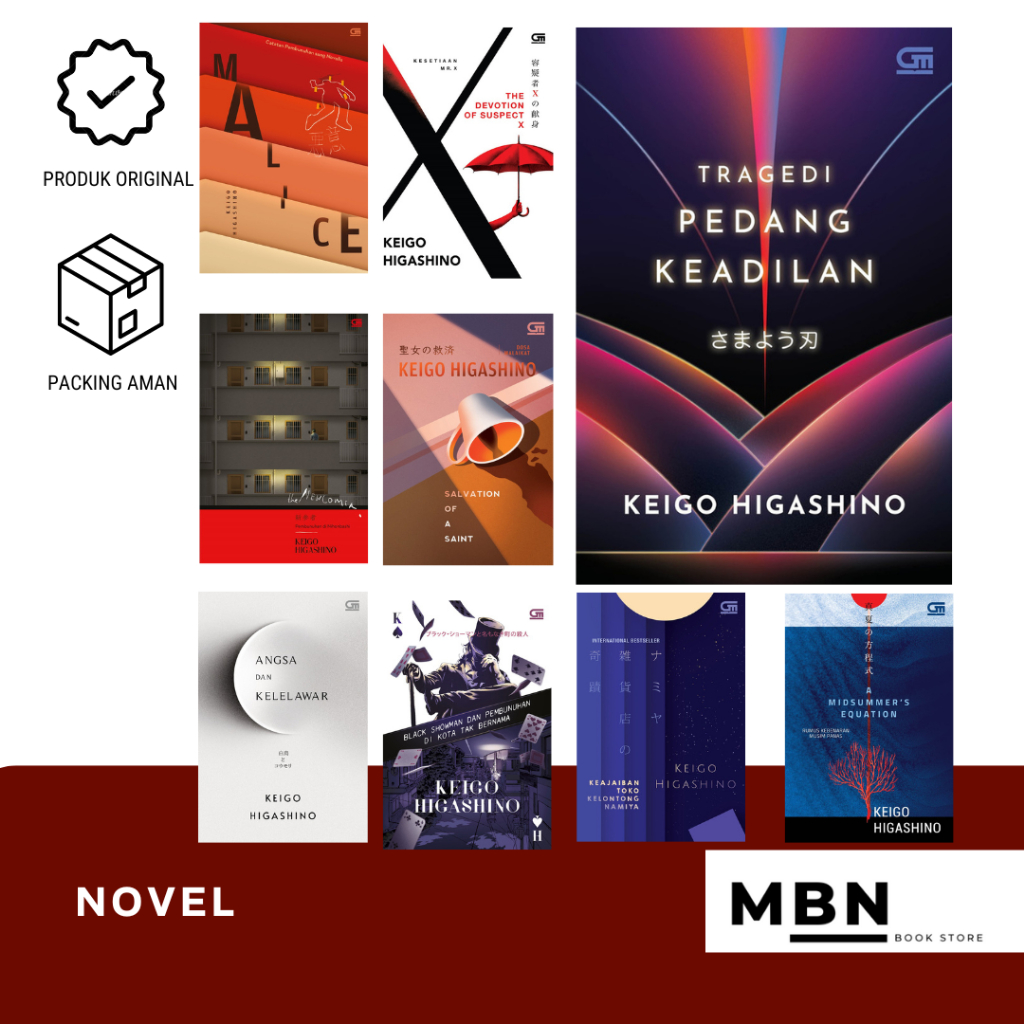 Jual KOLEKSI NOVEL KEIGO HIGASHINO LENGKAP SEMUA JUDUL | Shopee Indonesia