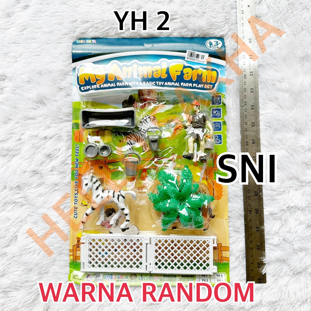 Jual MAINAN YH 2 MYANIMAL FARM HEWAN PLASATIK BINATANG TERNAK ...