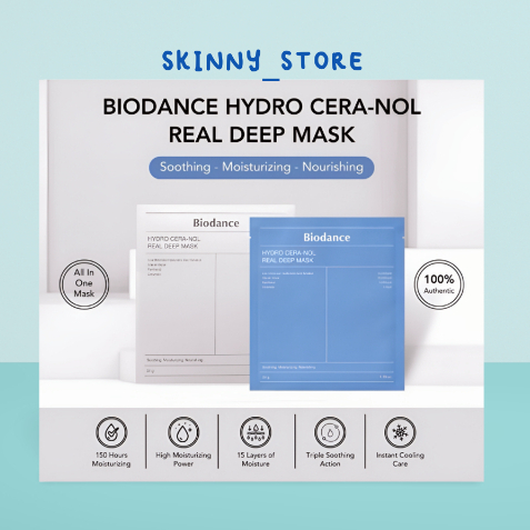 Jual Biodance Hydro Cera-Nol Real Deep Mask 1 Sheet / Biodance Biru ...