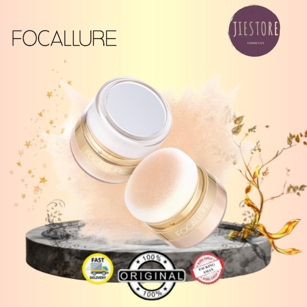 Jual FOCALLURE #AmberGold Oil-control Setting Powder & Blusher Powder FA259 | Shopee Indonesia