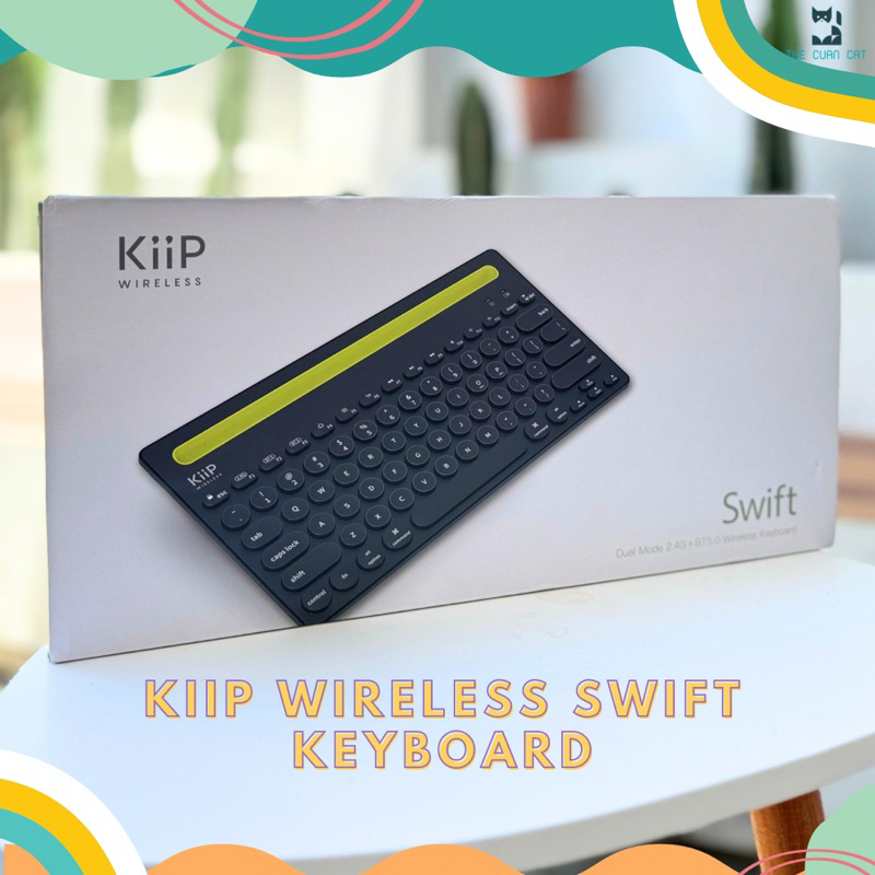 Jual KiiP Wireless Swift Keyboard bluetooth Multi-Device Dual Mode ...