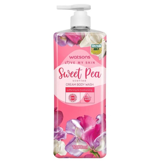 Jual Watson Sabun cair murah botol pump 1000 ml / body wash mandi 1 ...