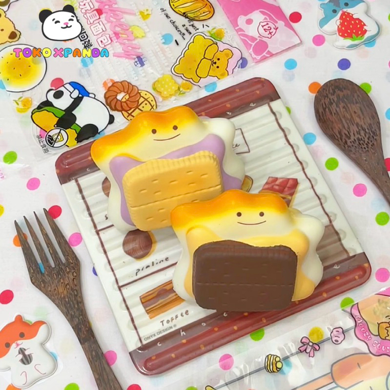 Jual SQUISHY HACHIMI DITTO CHOCOLATE SMORES SUPER SOFT & SLOW ...