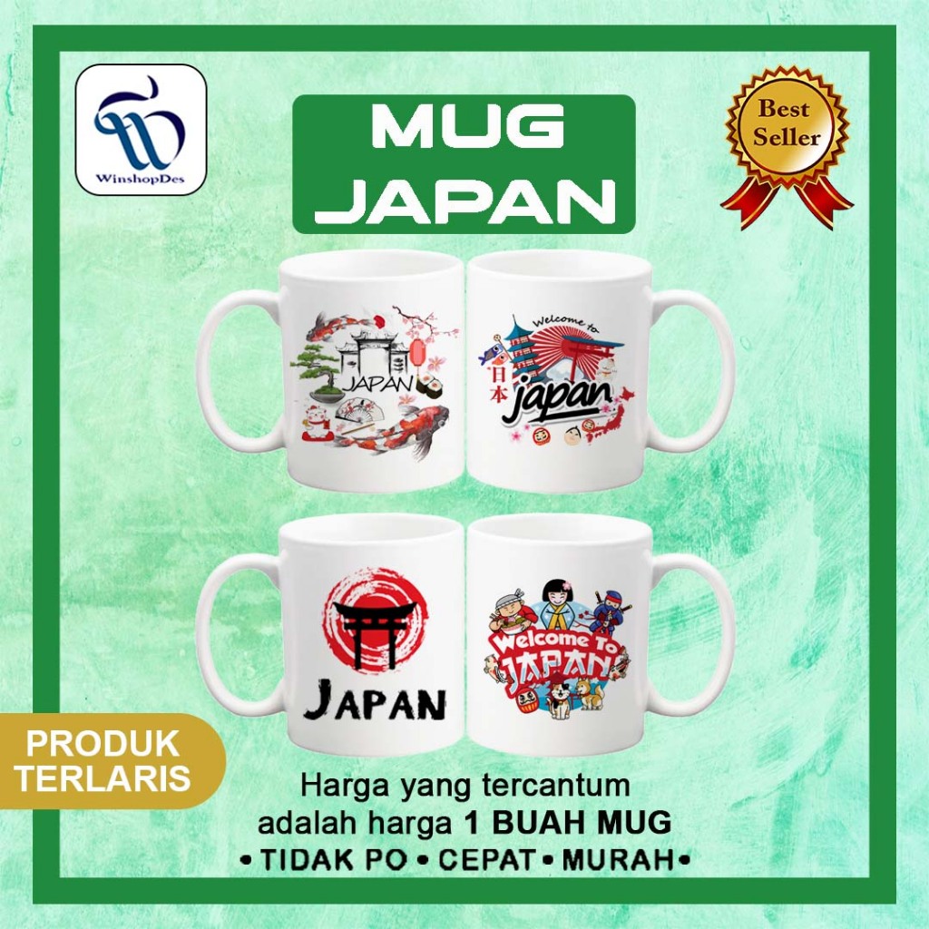 Jual MUG JAPAN / MUG DESIGN JEPANG / OLEH - OLEH JEPANG | Shopee Indonesia