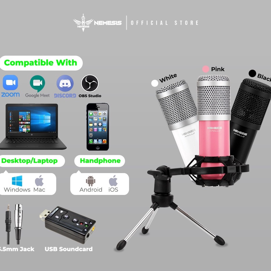 Jual Microphone Mic Condenser Audio NYK Nemesis MCA6 Apollo | Shopee Indonesia