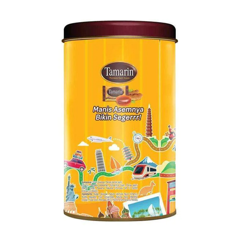 Jual Permen Tamarin Sari Asam 162gr Tamarind Candy Asem Kemasan Kaleng ...