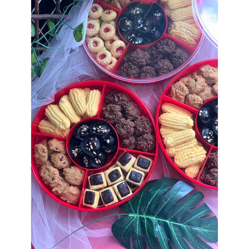 Jual (INSTANT ONLY)Paket Kue Kering isi 5 Idul fitri Parcel Hampers Lebaran | Shopee Indonesia
