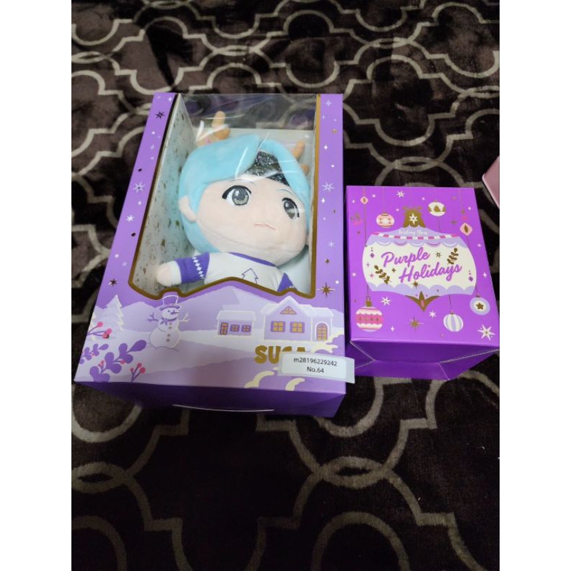 Jual TINY TAN Purple Holiday SUGA BTS & SNOW BALL SUGA ( BACA DESKRIPSI ...