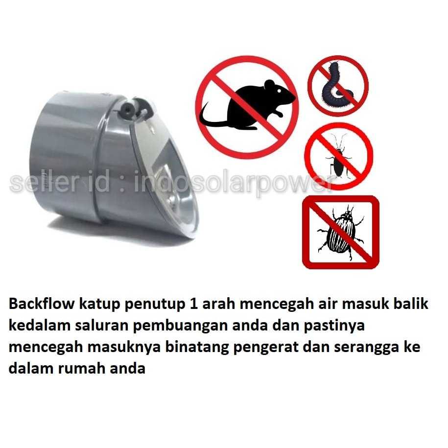 Jual Backflow 6" pipa pembuangan got air kotor WC kamar mandi toilet ...