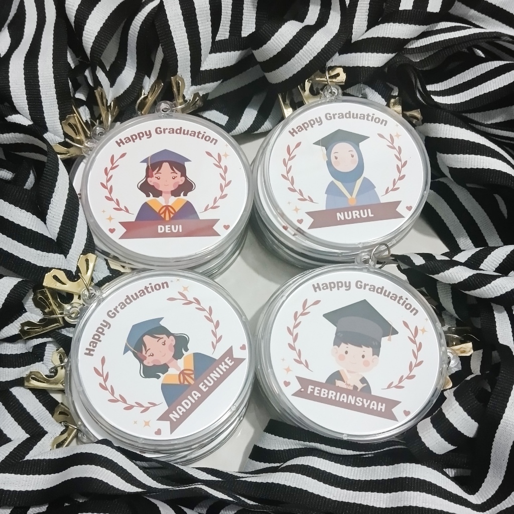 Jual Medali Custom Kelulusan Sekolah - Medali Wisuda Murah - Medali ...
