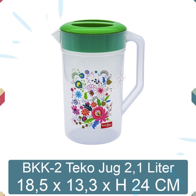 Jual OU MICTON Lion Star Basic Home BKK2 Teko Jug 21 Liter Pitcher ...
