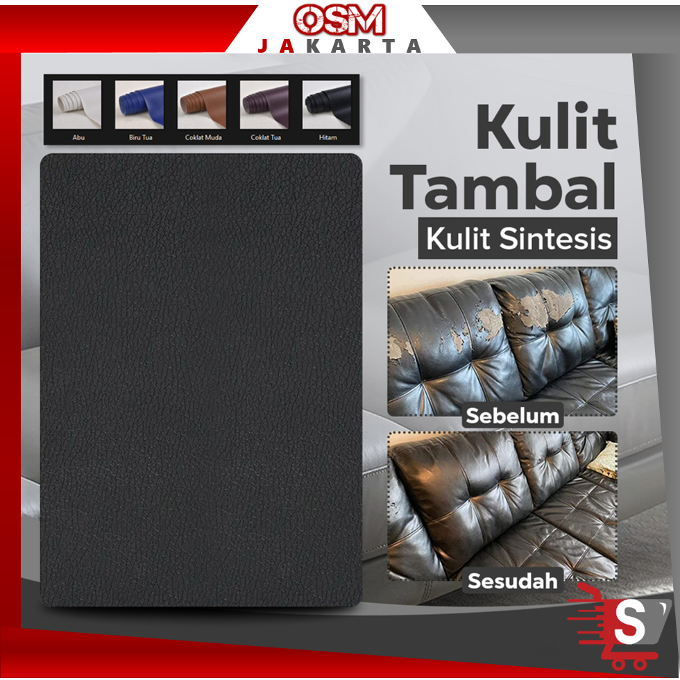 Jual OSM JKT 6212 Kulit Sintetis Tambal Sofa / Leather Sticker Cover ...