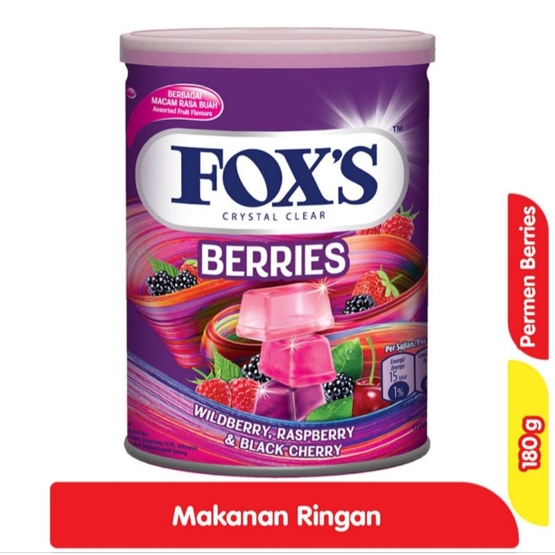 Jual FOXS Crystal Clear Permen Kaleng 180g | Shopee Indonesia