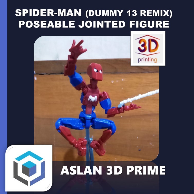 Jual DUMMY 13 SPIDER-MAN EDITION JOINTED POSEABLE ACTION FIGURE 3D ...