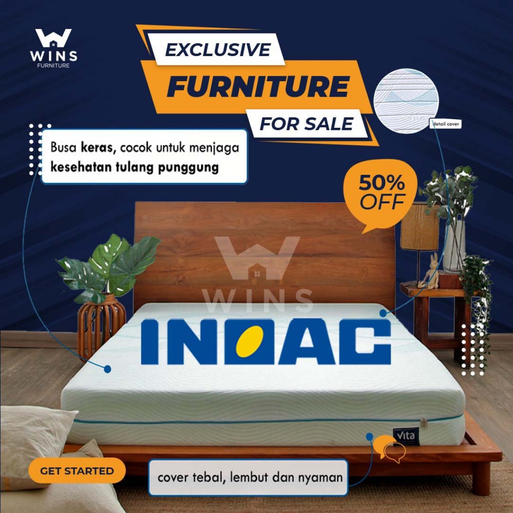 Jual Kasur Busa Rebounded Orthopedic Inoac Vita Original Japan Quality ...