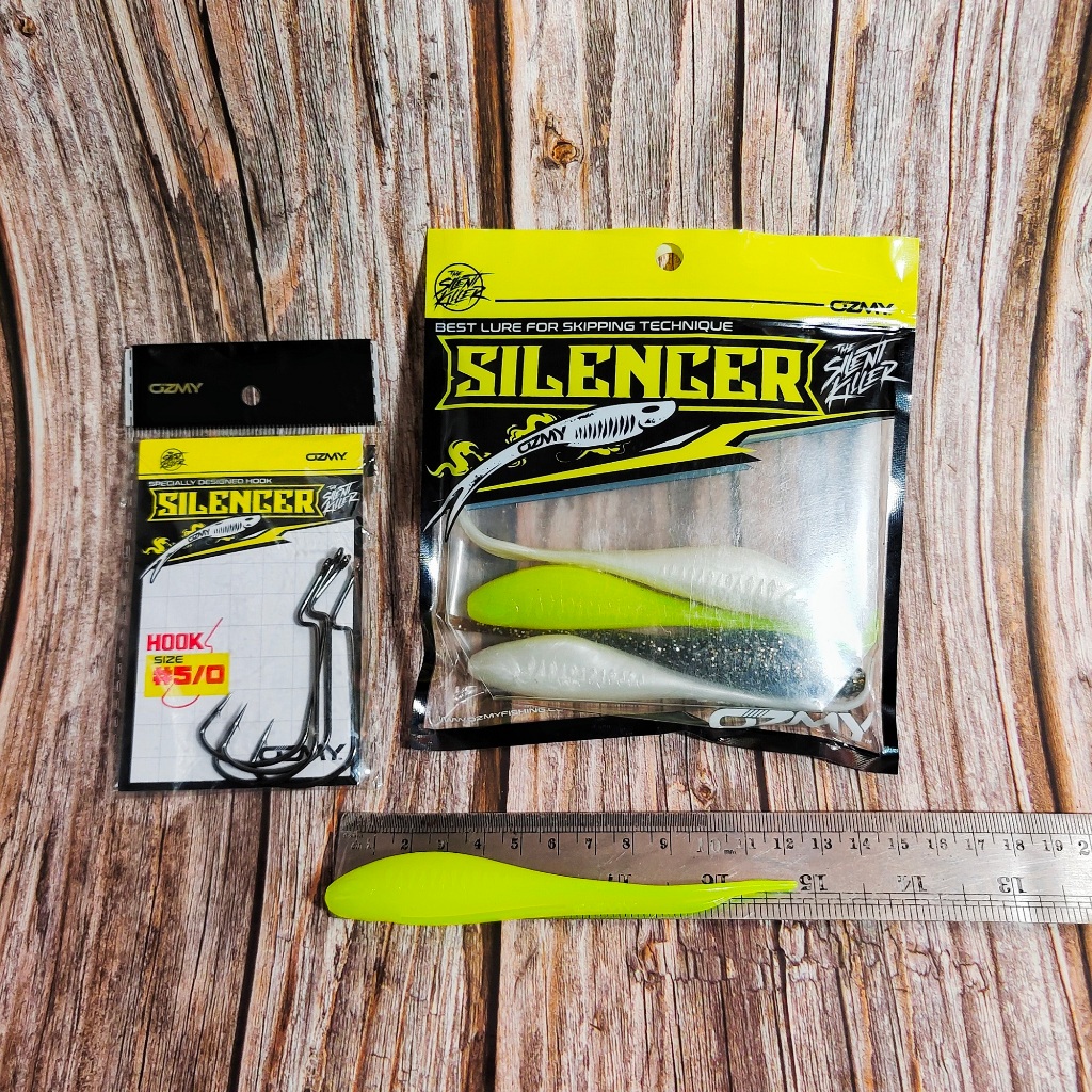 Jual Umpan pancing casting soft lure Ozmy baby silencer 12 cm 10gr ...