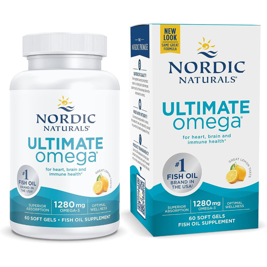 Jual Nordic Naturals Ultimate Omega 1280 MG Total Omega-3s - Lemon, 60 ...